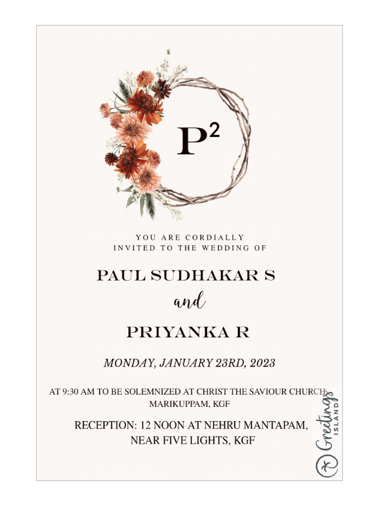 Wedding Invite | PDF