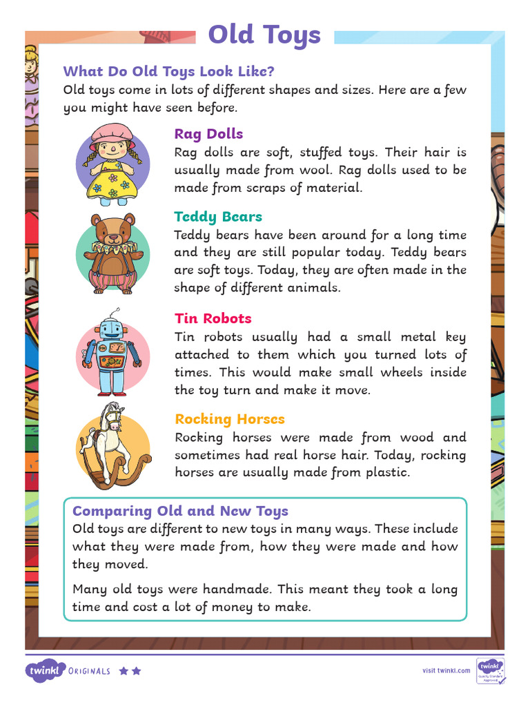 The Old Toy Room Reading Comprehension 2 Star | PDF | Dolls | Stuffed Toys
