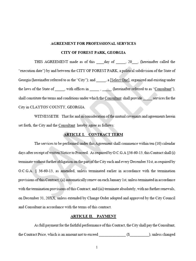 Professional Services Contract Template | PDF | Indemnity | Liability Insurance