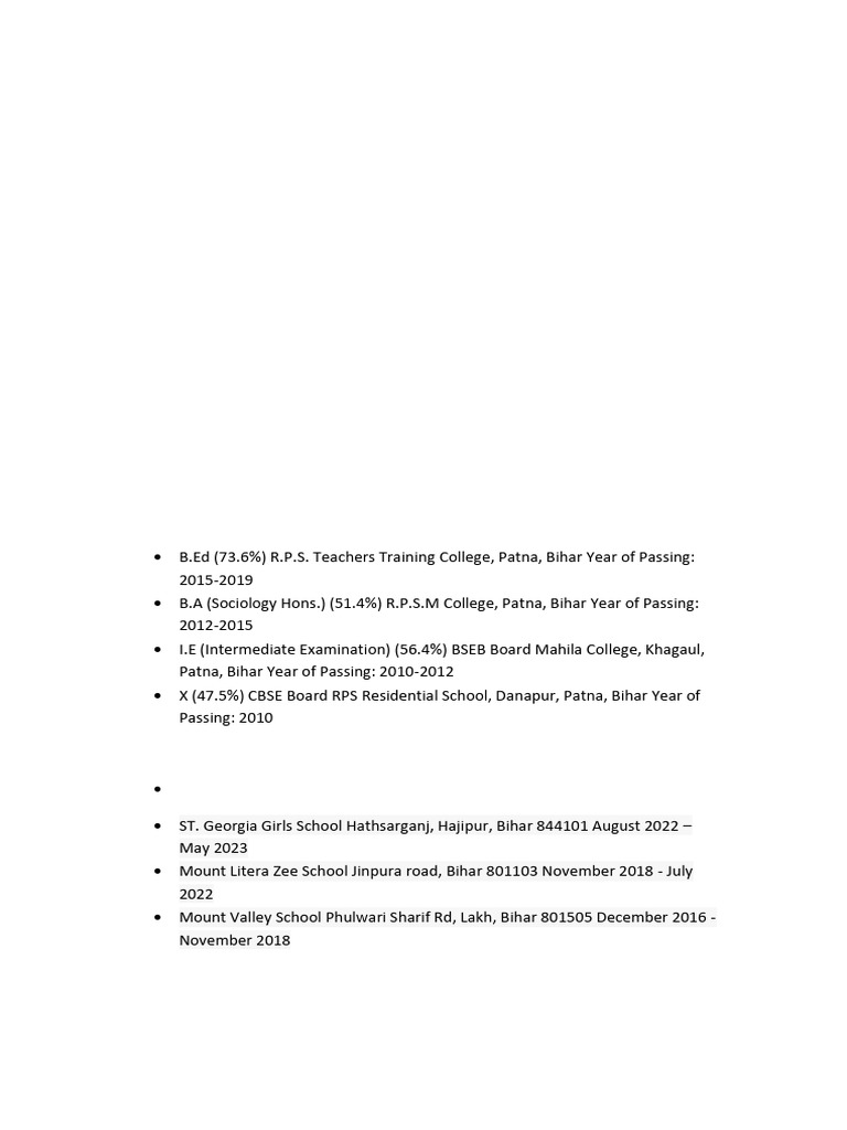 Resume Divya An Any A | PDF