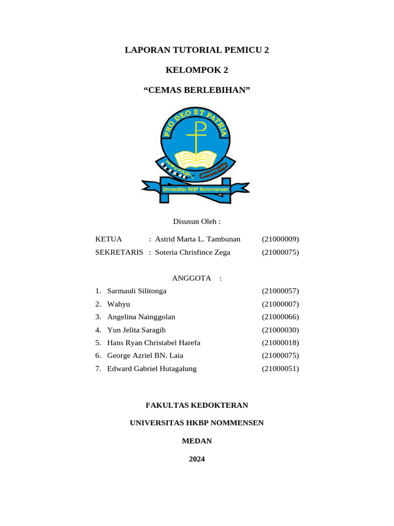 Cemas Berlebihan: Analisis dan Terapi | PDF