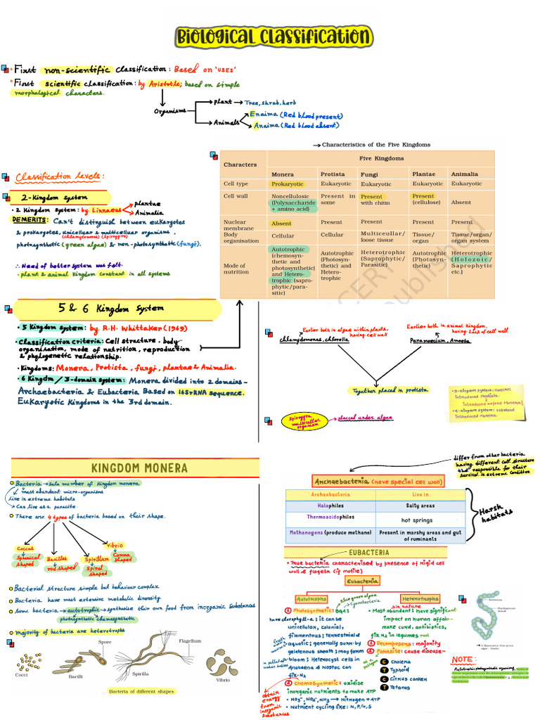 Biological Classification by Ankush | PDF