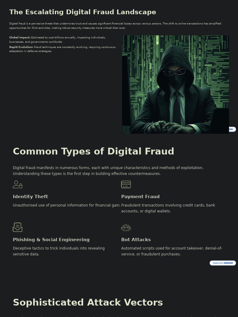 The Escalating Digital Fraud Landscape | PDF | Computer Security | Security