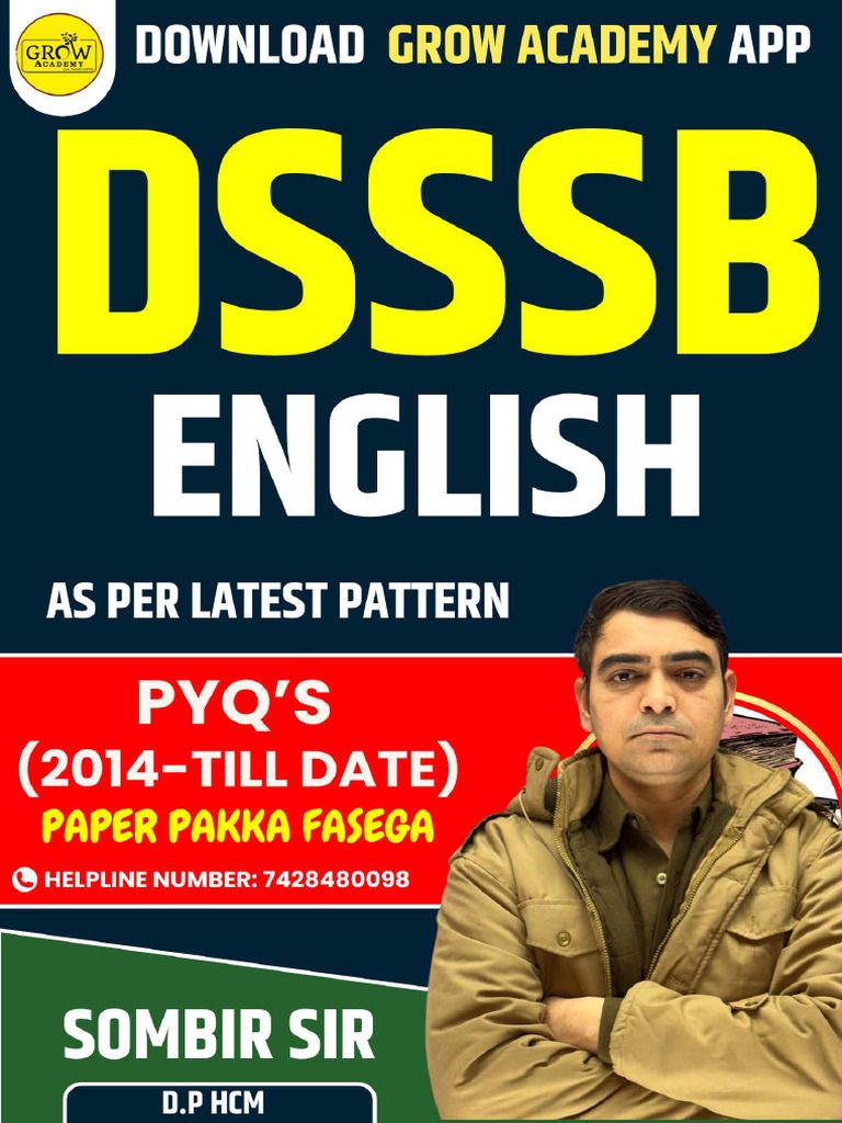 DSSSB Free English E-Book | PDF