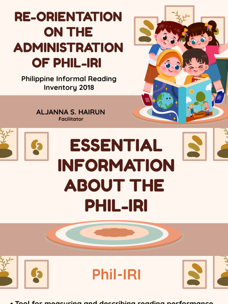 Phil IRI 2025 Presentation-Elem | PDF