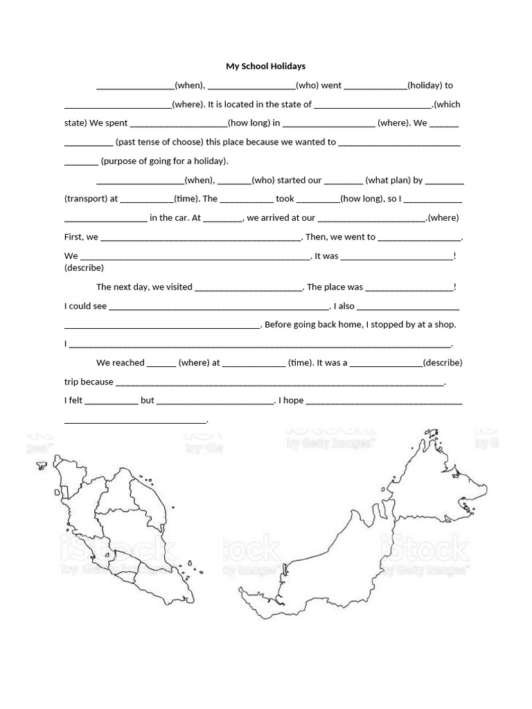 My School Holidays F1 and F2 | PDF