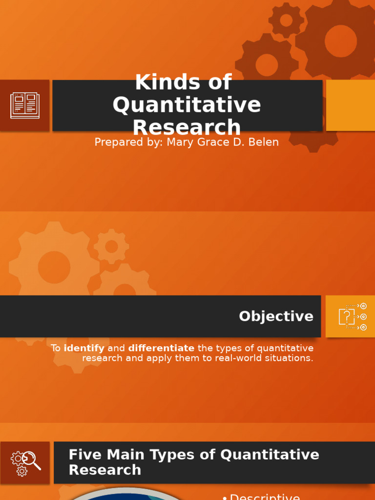 Types of Quantitative Research Explained | PDF | Statistics ...