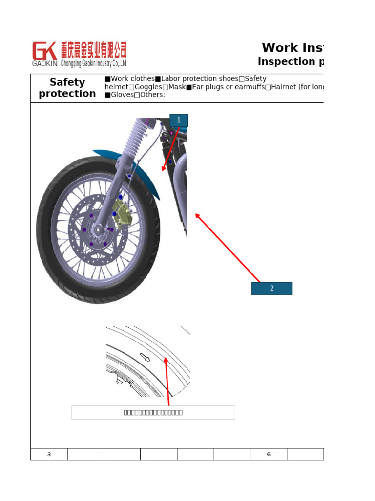 Front Wheel and Brake Inspection Guide | PDF | Vehicles