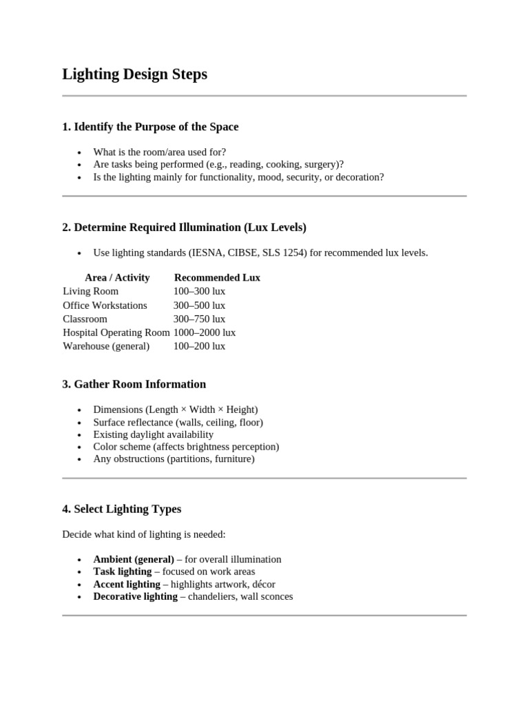 Lightening Protection Design Steps | PDF | Lighting | Light