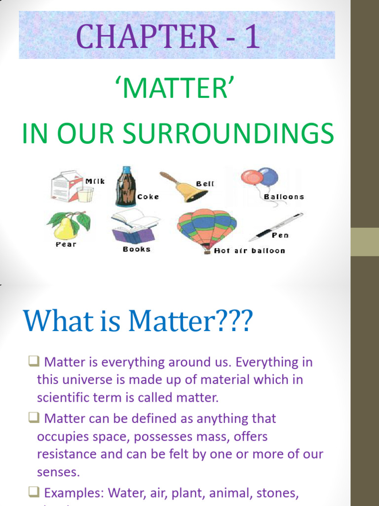 Understanding Matter in Our Surroundings | PDF | Diffusion | Gases