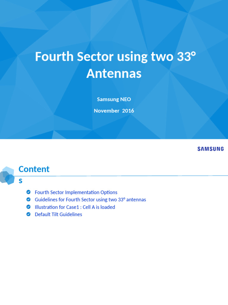Fourth Sector Antenna Guidelines | PDF | Antenna (Radio ...