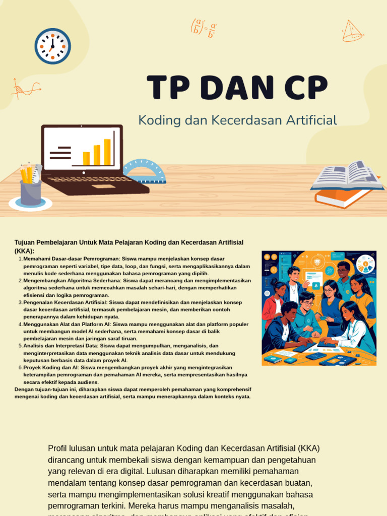 Tujuan Pembelajaran Koding dan AI | PDF
