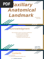 Maxillary Anatomical Landmarks | PDF | Dentures | Lip