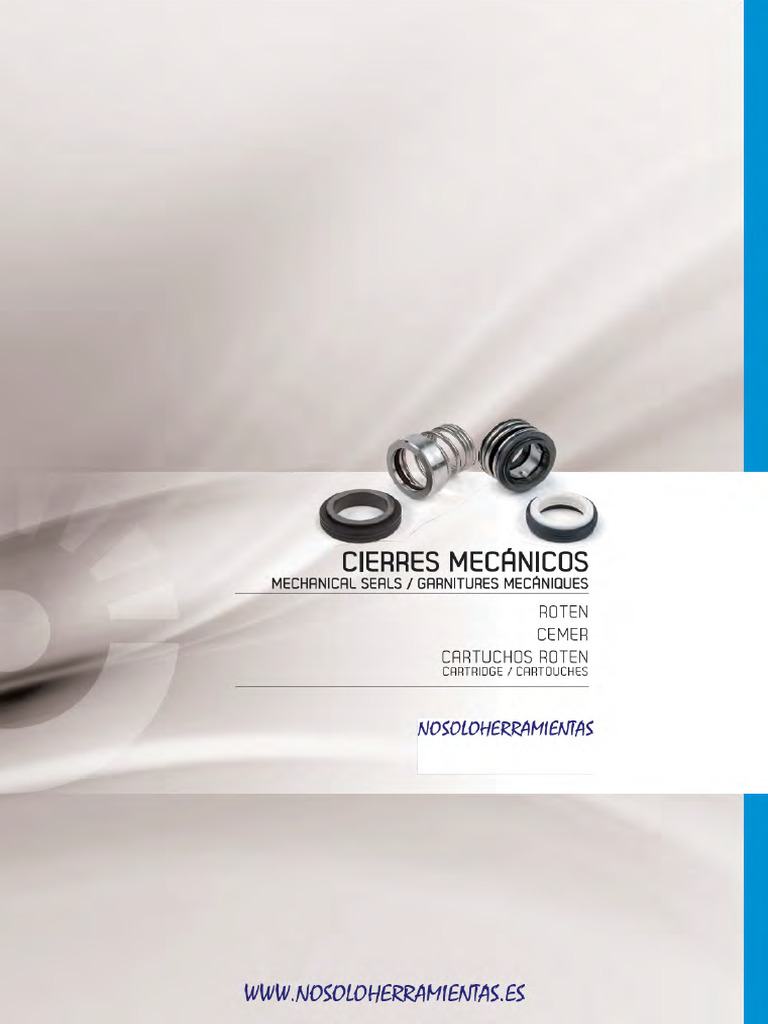 Guia de Seleccion de Cierres Mecanicos NSH | PDF