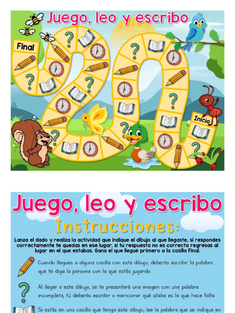 Juego Lectoescritura | PDF
