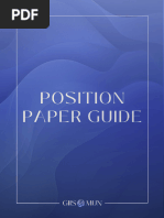 Model UN Position Paper Guide | PDF | United Nations | International ...