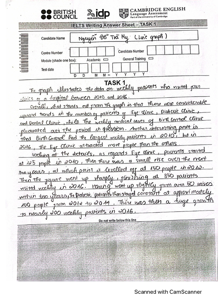 Line-Graph Ielts Writting | PDF