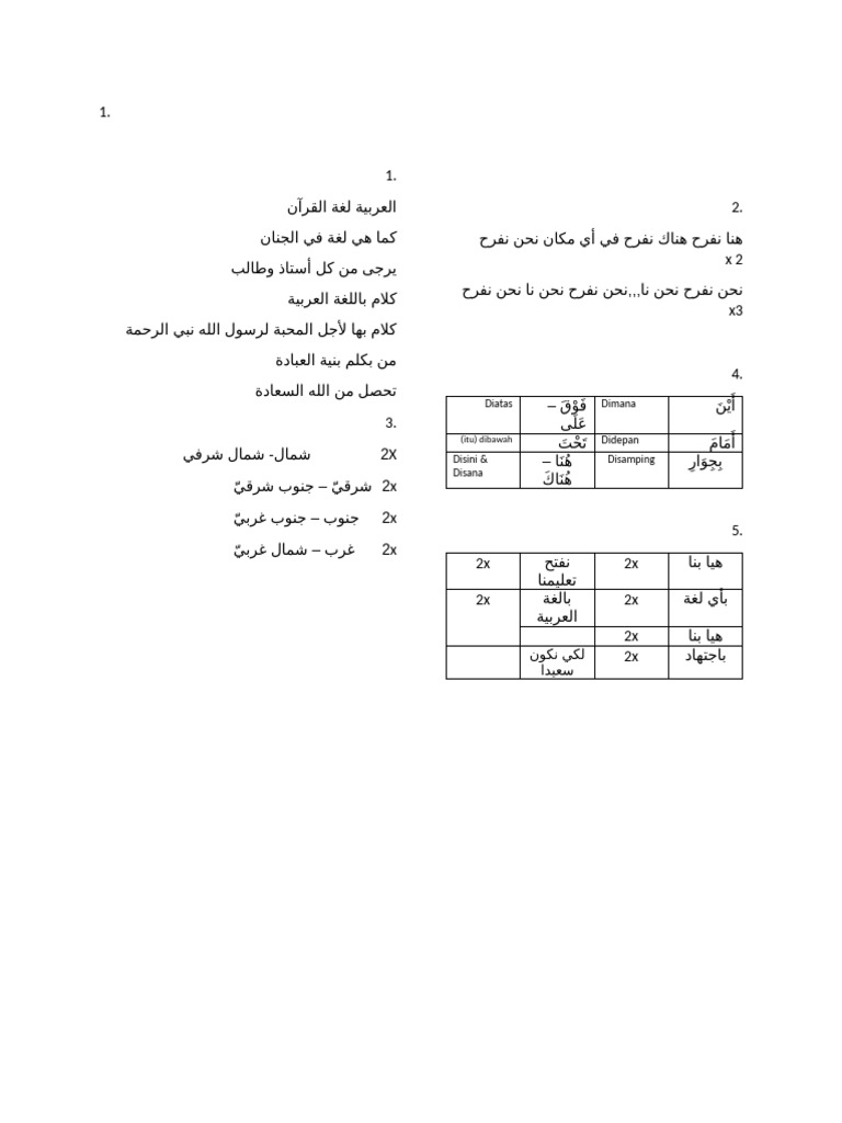 Tekst Lagu Arab | PDF