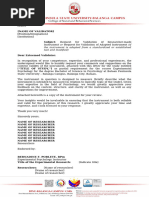 Validation Letter for Research Questionnaire | PDF | Cognitive Science ...