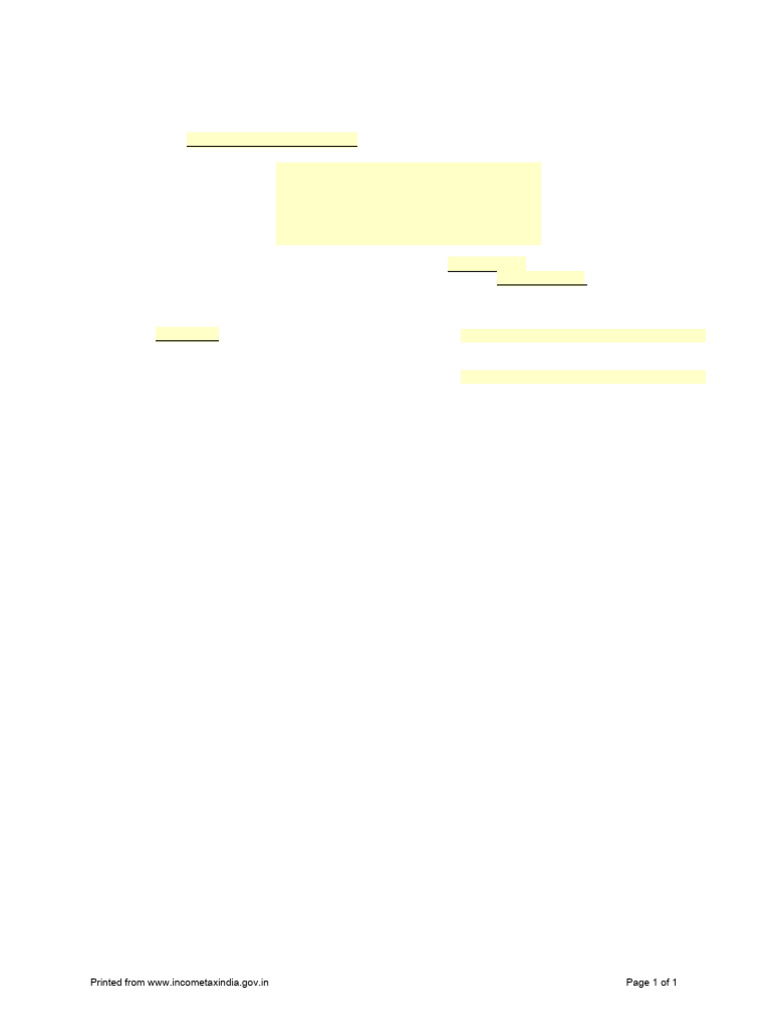 Form G: Certificate Quantifying Amount of Income - Tax On Withdrawal ...