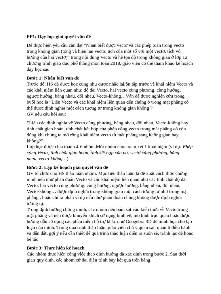 Vecto Trong Vat Lu | PDF