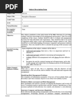 FLMI Level 1 Certificate Overview | PDF | Insurance | Life Insurance