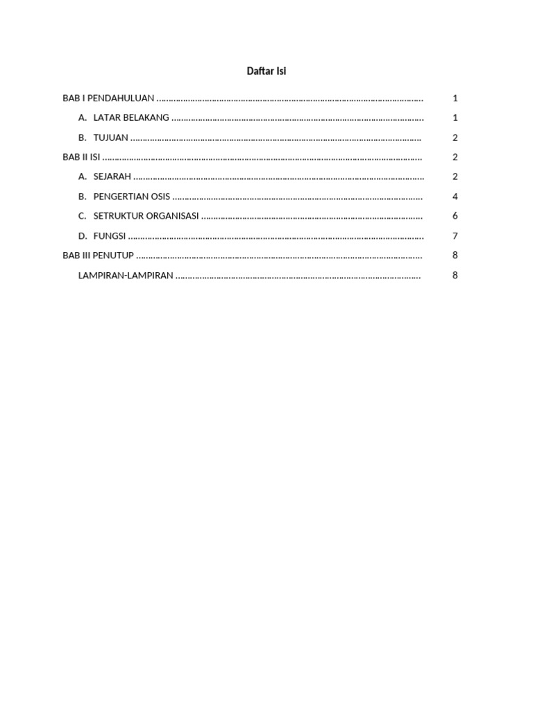 Daftar Isi | PDF