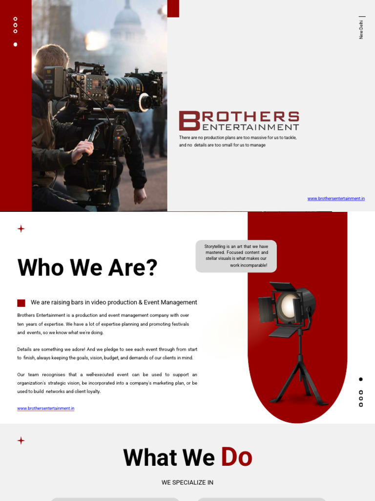Brothers Ent Updated Profile | PDF
