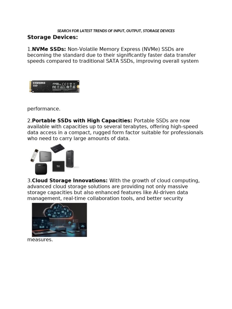 Storage Devices:: Nvme Ssds | PDF