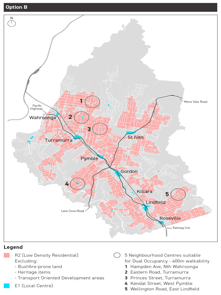 Low Density Residential Zones Map | PDF