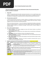 Compliance Management SOP Overview | PDF | Regulatory Compliance | Policy
