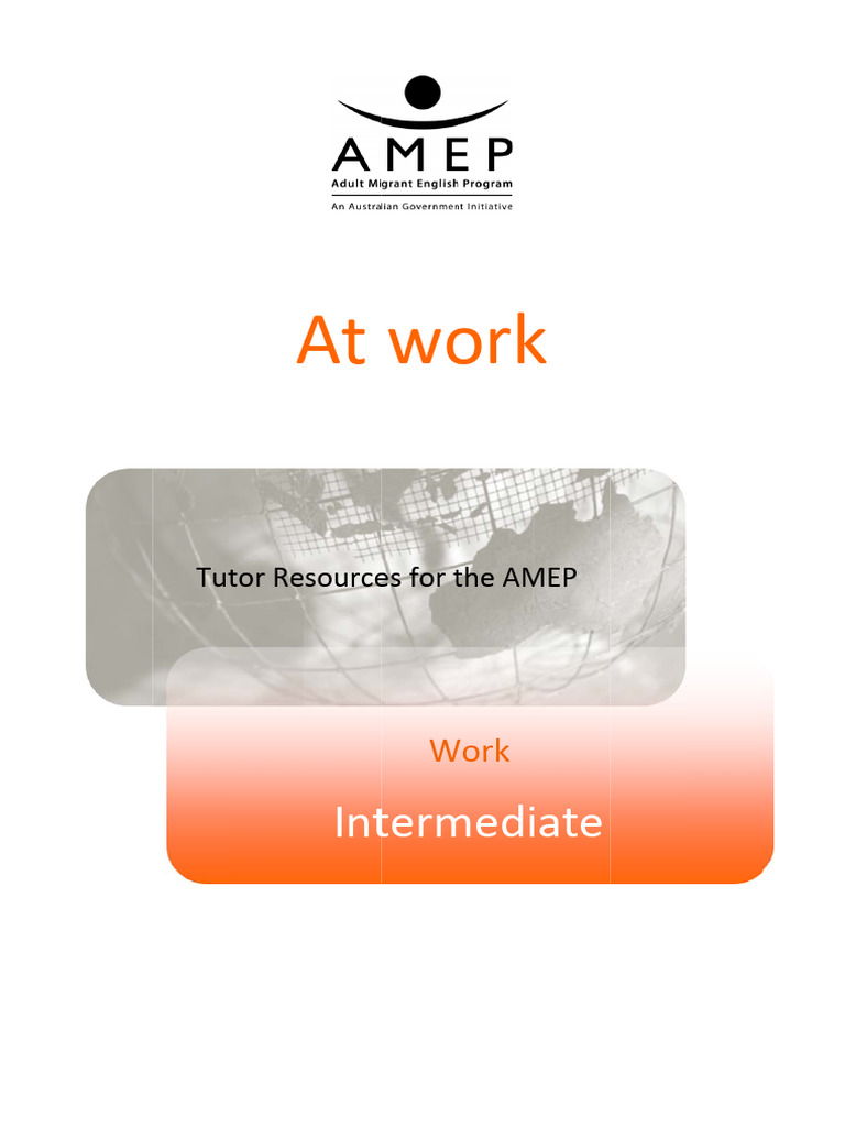 AMEP 12. Intermediate - at Work | PDF | Occupational Safety And Health ...