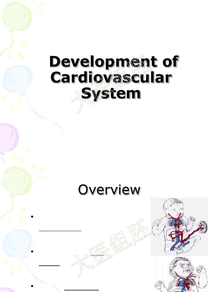 6) Development of Cardiovascular System-水印 - 5 | PDF | Congenital Heart ...