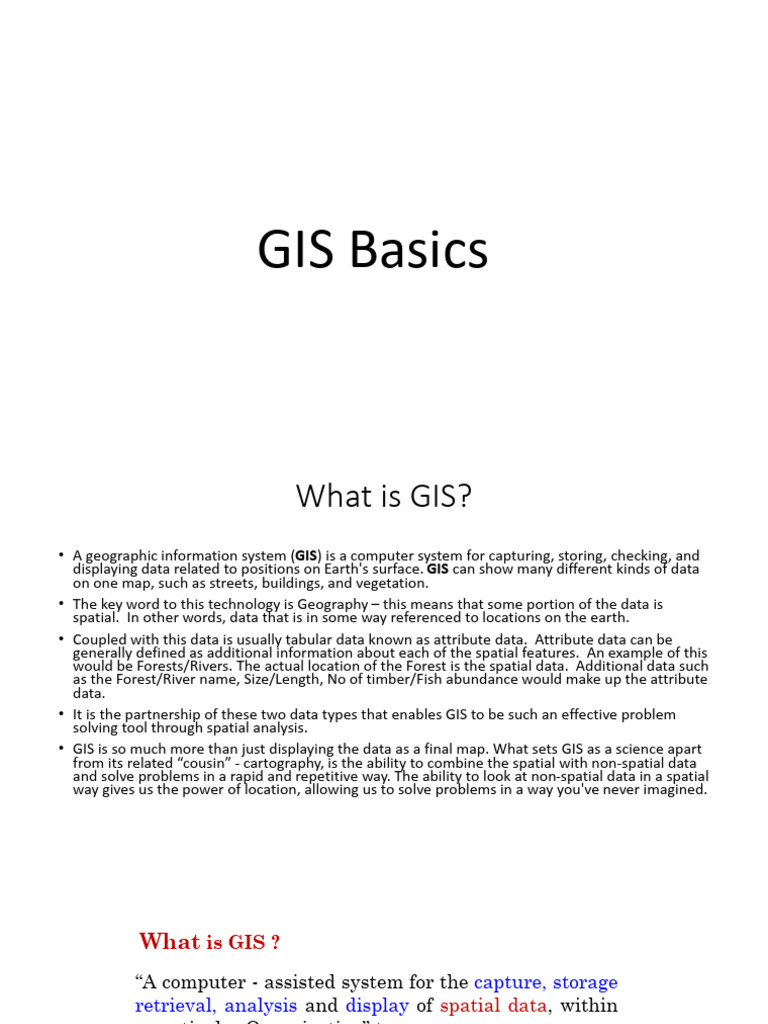 GIS 2 | PDF | Image Resolution | Geographic Information System