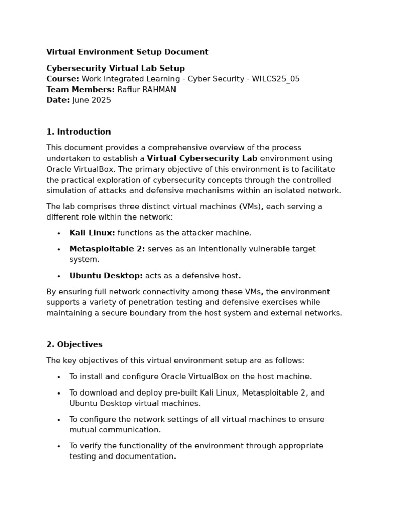 Pre-Built VMs for Cyber Lab Setup | PDF | Virtual Machine | Virtualization