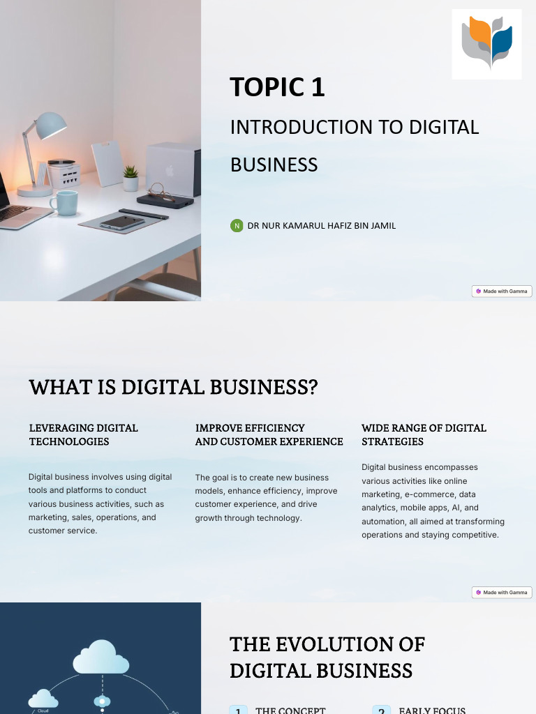 Introduction to Digital Business Concepts | PDF | Digital Marketing ...