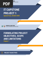 Crafting Scope and Delimitation for Capstone | PDF | Specification ...