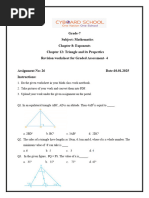 Class 7 Math Worksheet: Lines & Angles | PDF | Angle | Trigonometry