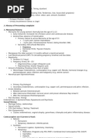OSCE Checklist Gynaecological History Taking | PDF | Menstruation ...