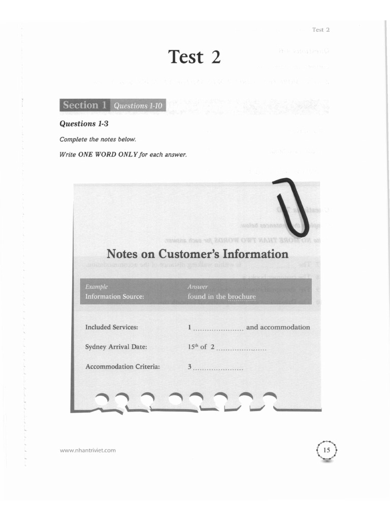 IELTS Listening Actual Tests Vol 1.PDF 3 | PDF | Insects | Pollination
