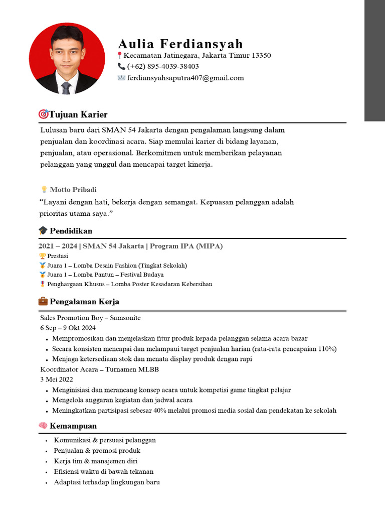 Resume V1 | PDF