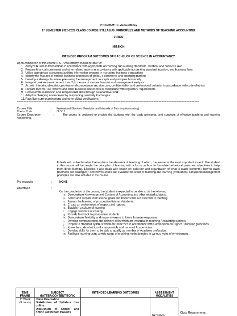 Teaching Principles for Accounting Students | PDF | Accounting | Learning