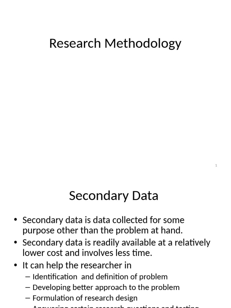 Secondary Data Collection | PDF | Focus Group | Sampling (Statistics)