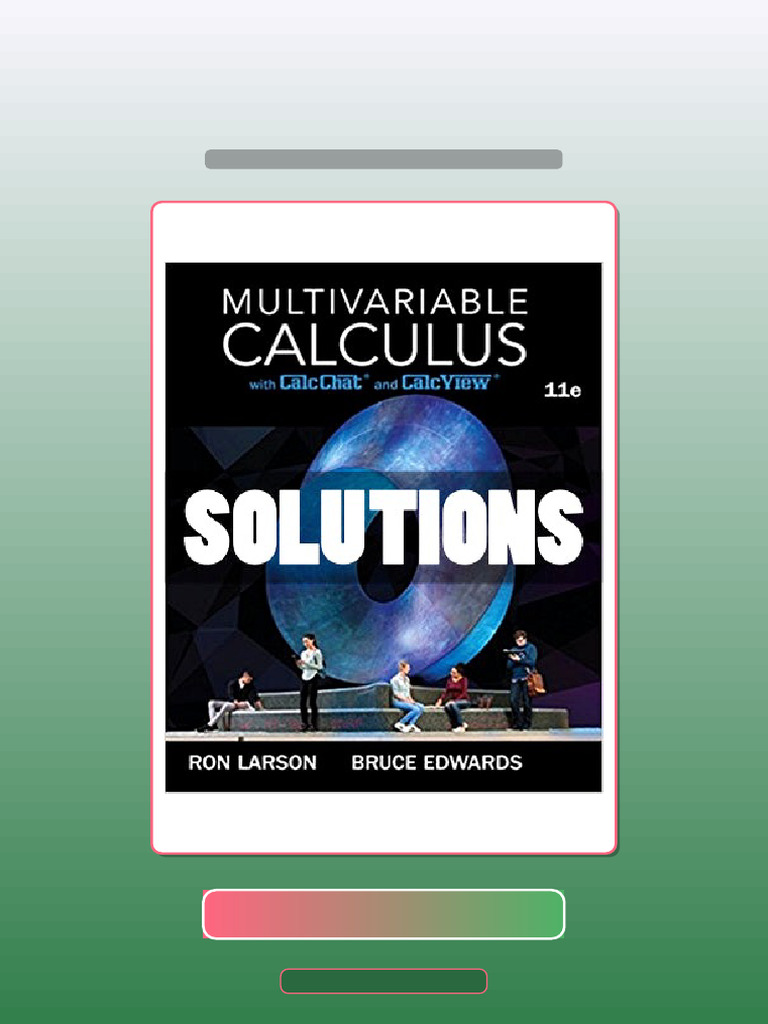 Multivariable Calculus 11th Edition Larson Ebook and TestBank Bundle ...