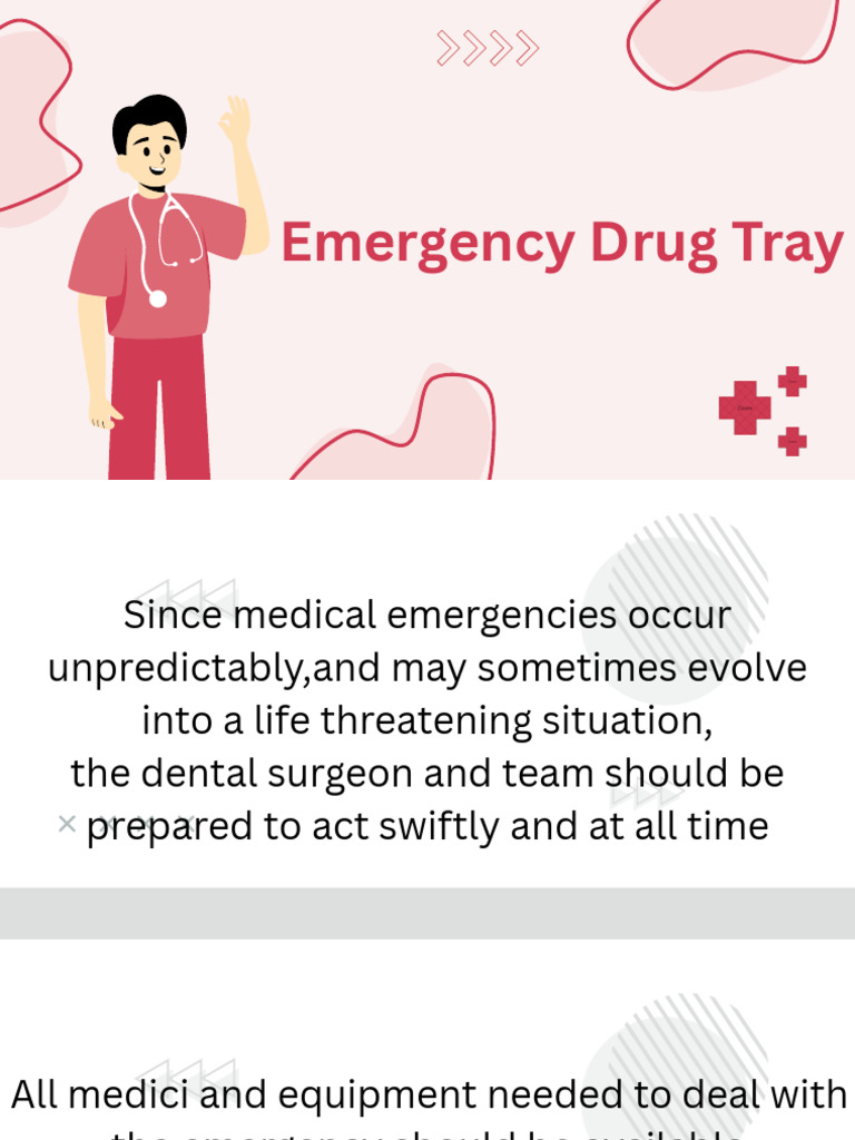Emergency Drug Tray PDF | PDF | Medical Treatments | Drugs