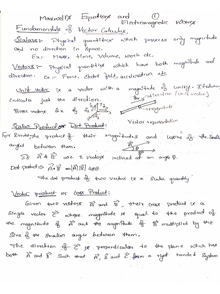 Maxwell's Equation and Electromagnetic Waves | PDF