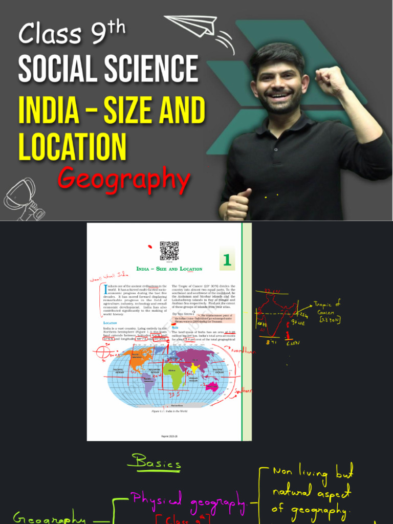 India - Size and Location Complete | PDF