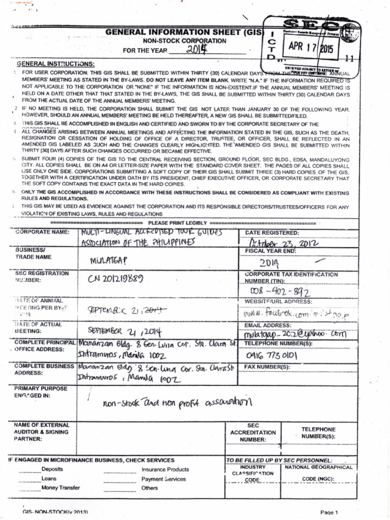 #6 Ratification CBL Gis | PDF