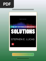 The Art of Public Speaking 13th Edition | PDF | Computers