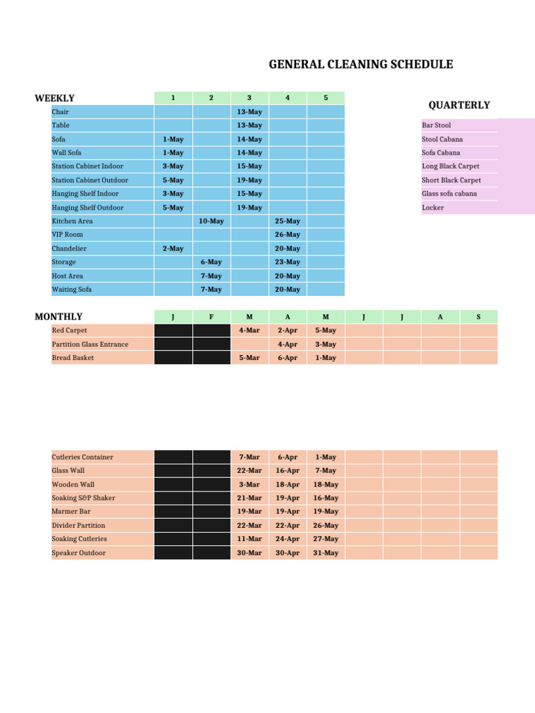 GC Schedule | PDF